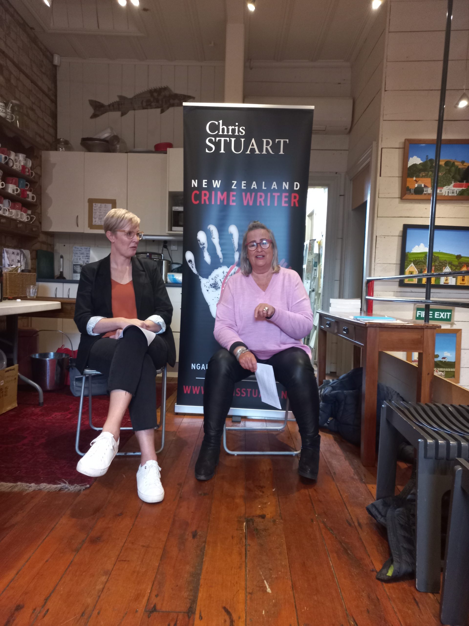Book launches and NZ tour completed - Chris Stuart